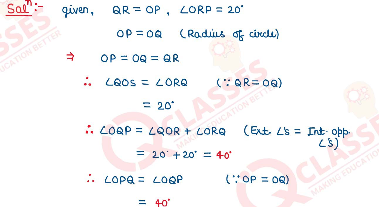 Class10 Icse Maths Board Questions Chapter Circle 4748